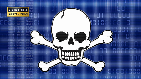 Glitch Digital Code - Skull, Motion Graphics | VideoHive